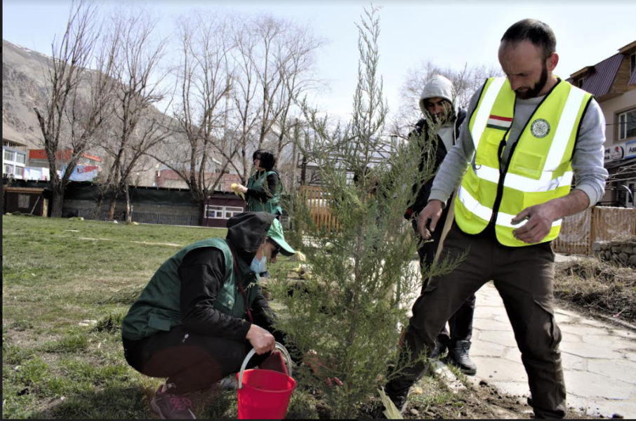 AKAH and GBAO government contribute to green environment in the region ...