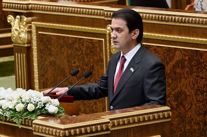 Rustam Emomali unanimously re-elected as chairman of the Majlisi Milli ...